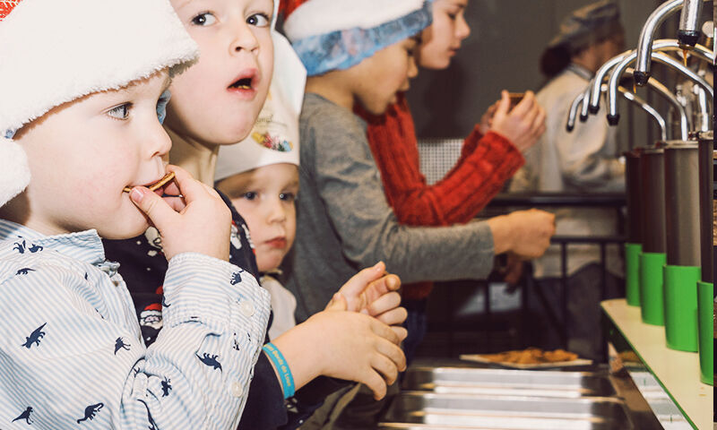 An original kids party at the Syrup Waffle Factory in the city centre ...